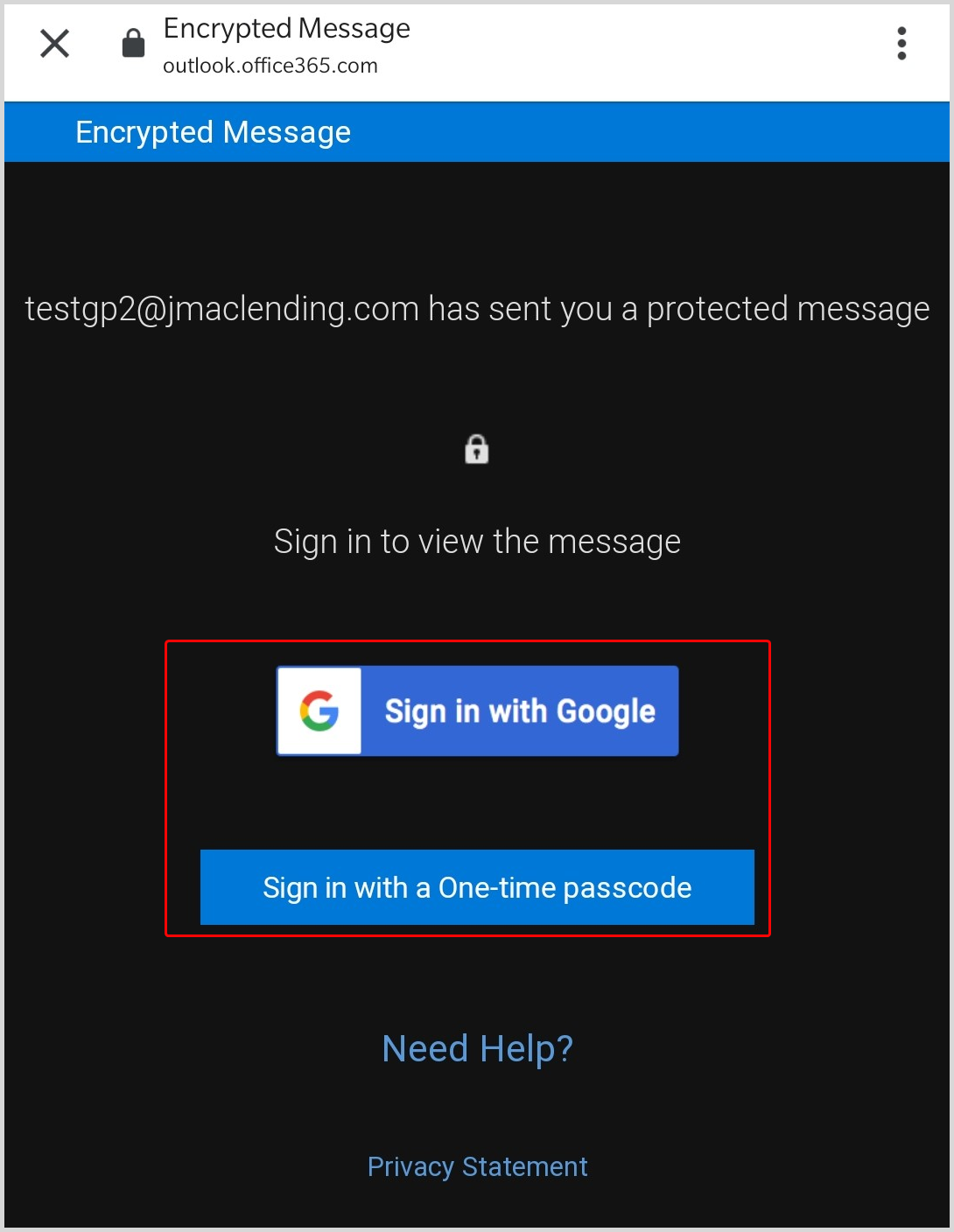Receiving Encrypted Emails Help Center
