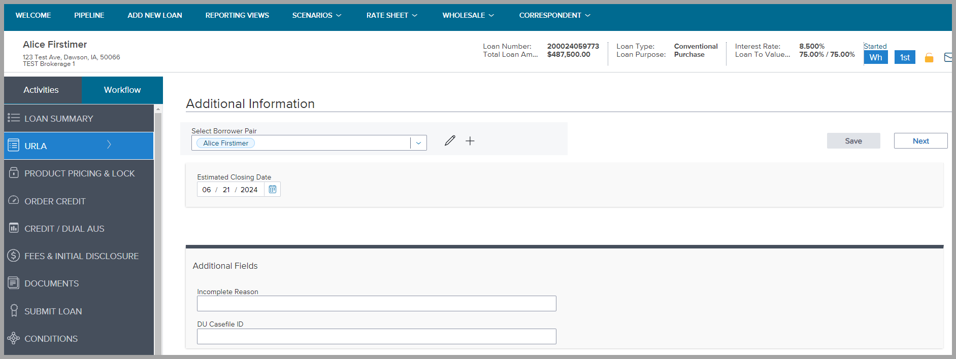 Step 1: Creating Your Loan – Help Center